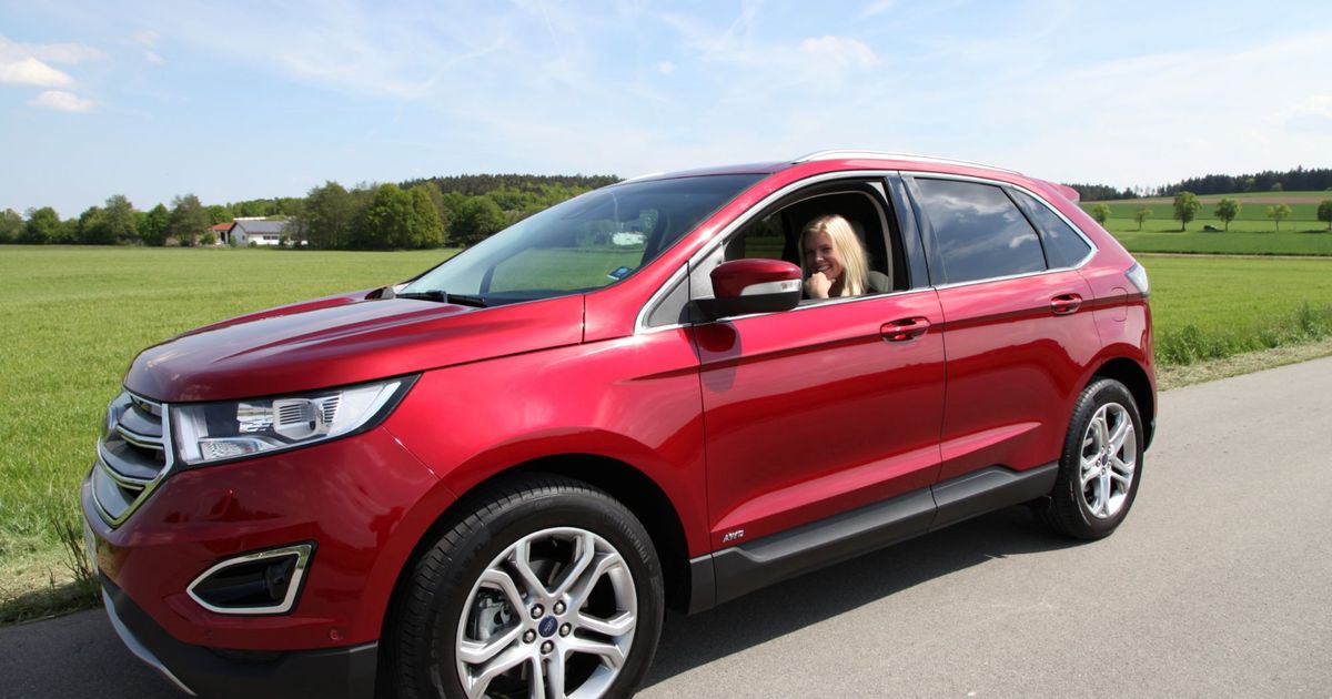 Test drive of the All New Ford Edge in Munich - Gardsfruene